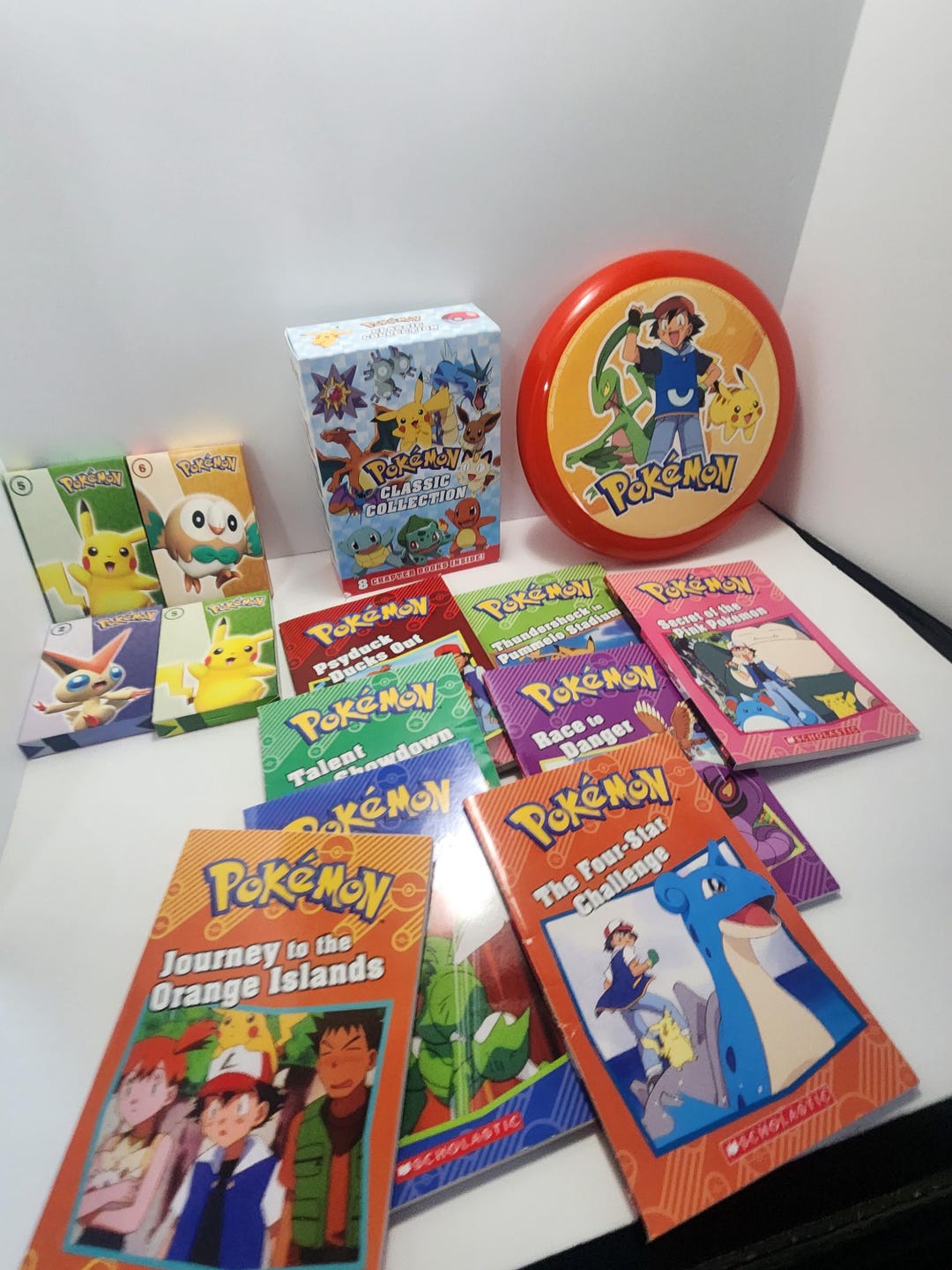 Pokemon Classic Collection Book Set - Frisbee - Mcdonalds Toys - Happy ...
