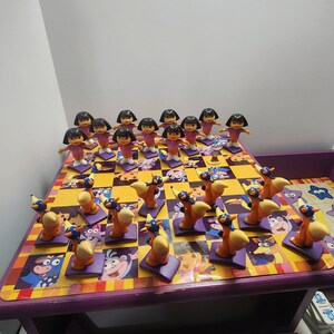Dora the Explorer 2000s Wooden Game Box - Nick Jr - Dora the Explorer ...