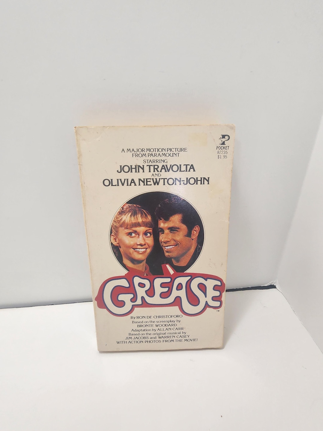 1978 Grease Paperback Book - Grease - John Travolta - Movie Books ...