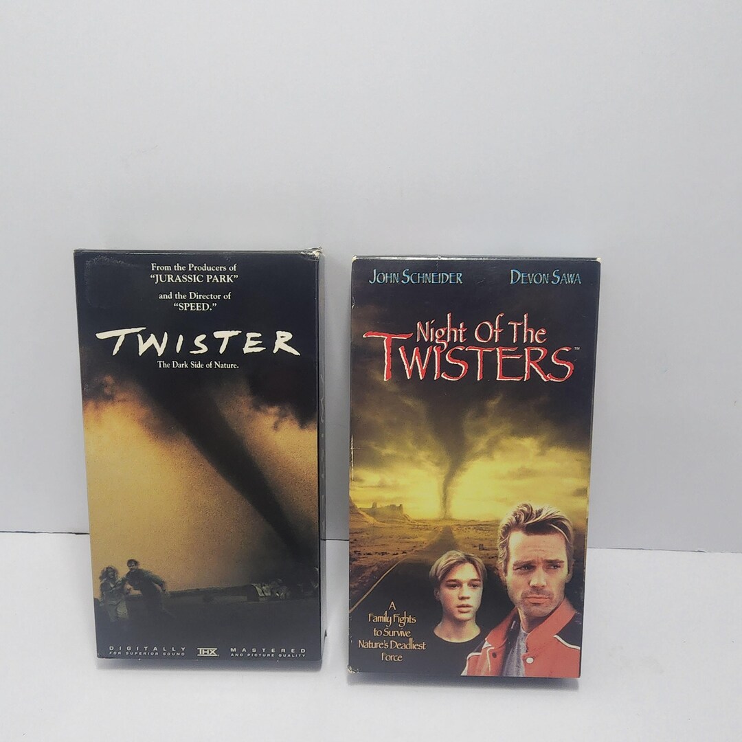 1990's Vintage VHS Movies LOT of 2 Twister & Night of Twisters - Vhs ...