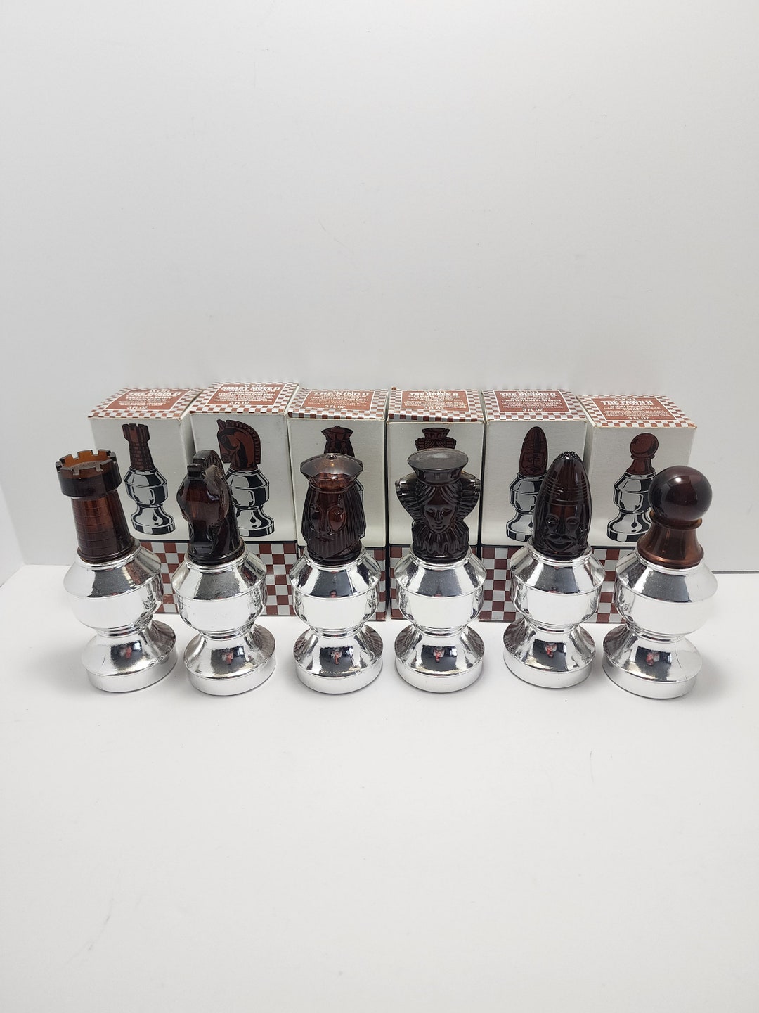Avon 1980s Bottles Chess Pieces Choice Yours Chess King Queen Chess ...