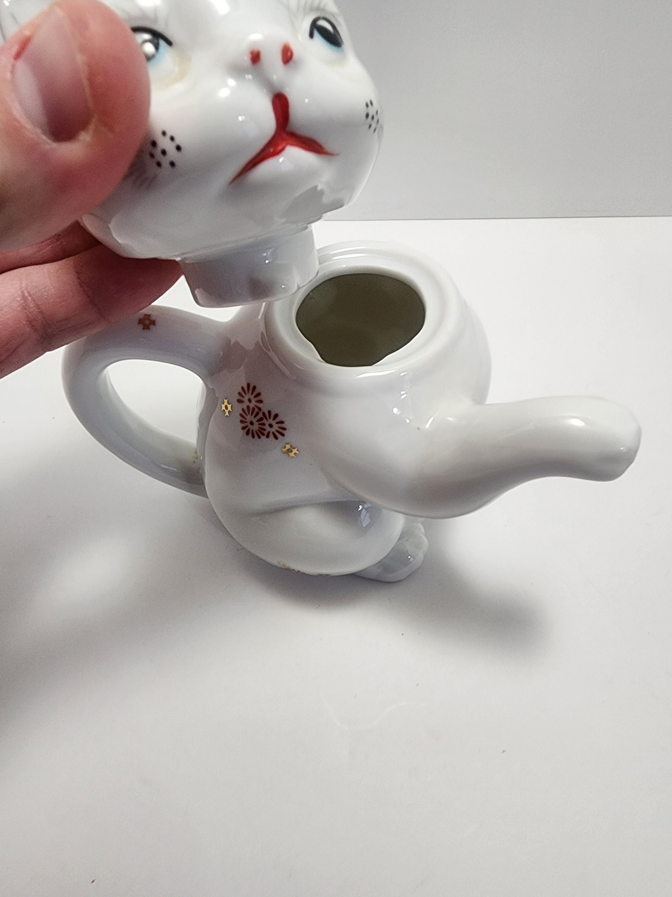 Vintage Teapots Emson Teapot Novelty Teapot Cat Teapot - Etsy