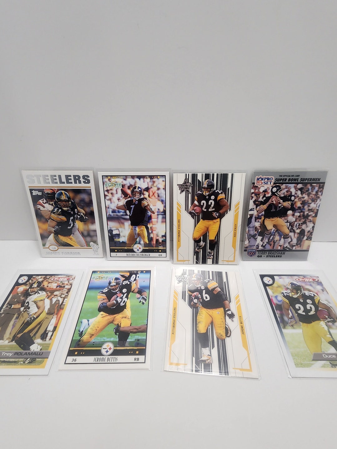 Nfl Pittsburgh Steelers Trading Cards Lot - Terry Bradshaw - Jerome ...