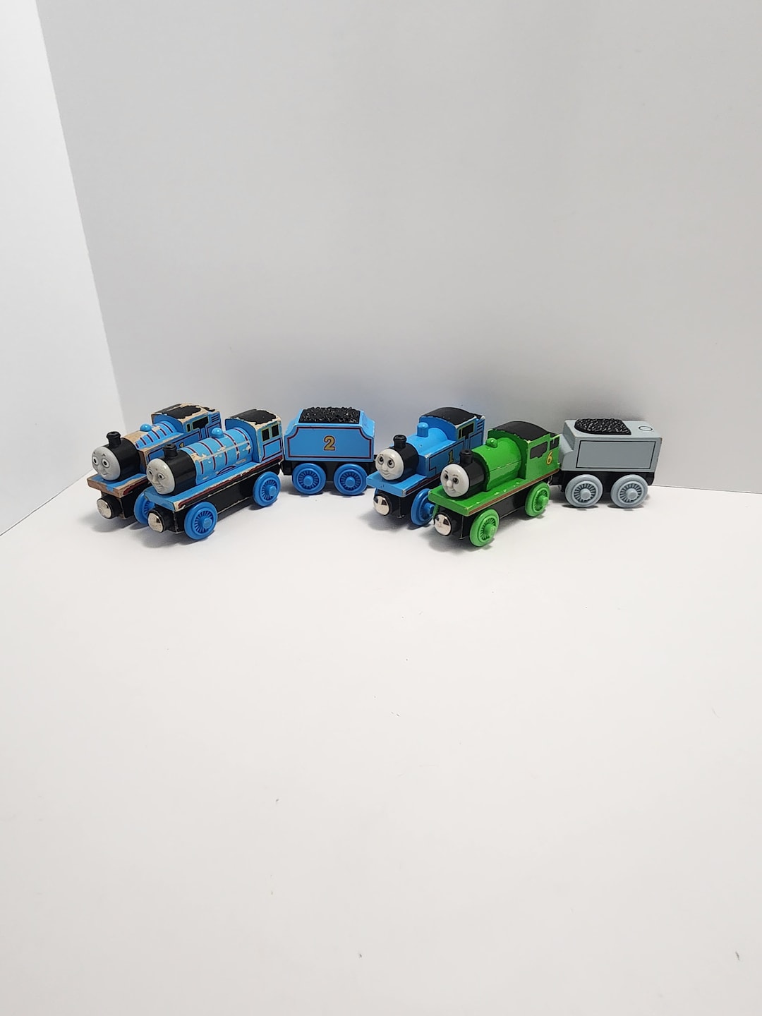 Thomas the Train Wooden Magnetic Toy Trains - Etsy