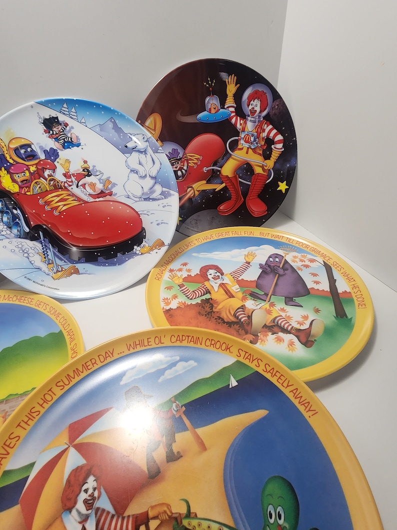 Ronald Mcdonald Collector Plates 1970s Through 2000s - Ronald Mcdonald ...