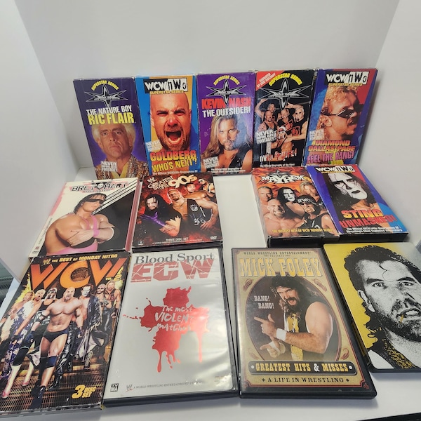Wcw Wrestling Vhs - Etsy