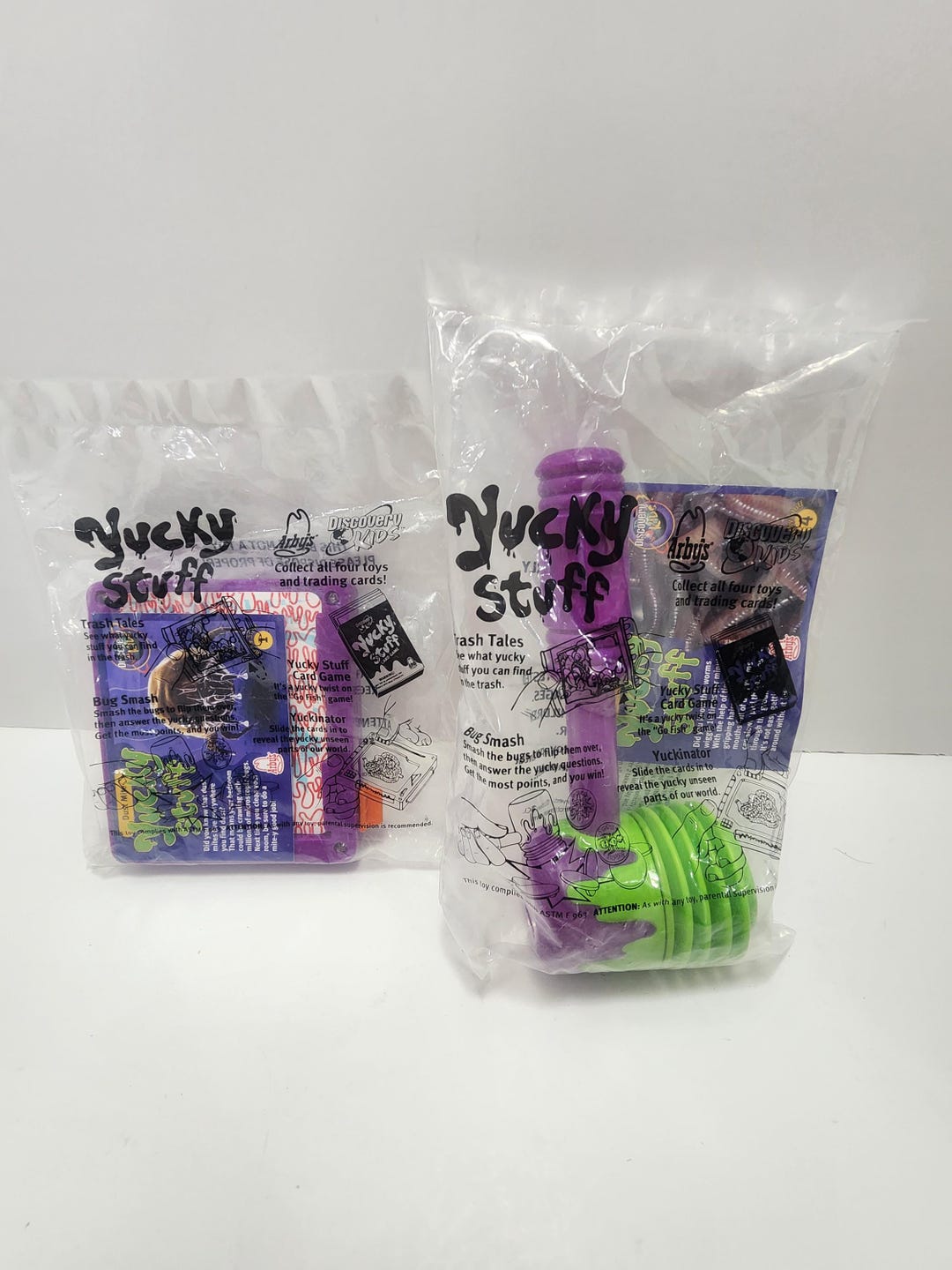 Yucky Stuff 2001 Arby's Discovery Kids Toys Lot of 2 - Yucky Stuff ...