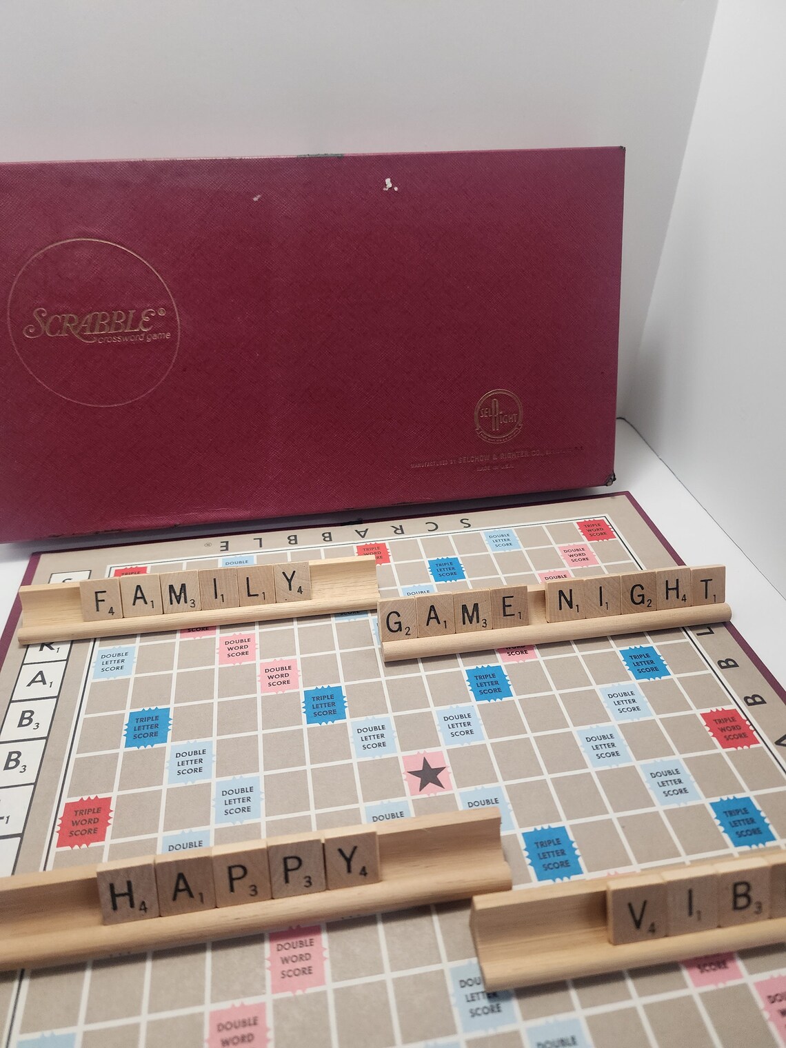 Scrabble Vintage Board Game Board Games Scrabble Vintage - Etsy