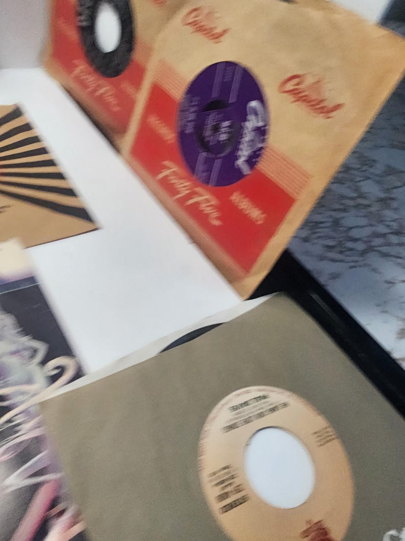 HUGE Lot of Vintage 1960s 1970s Vinyl Record 45s - LPS - Records ...