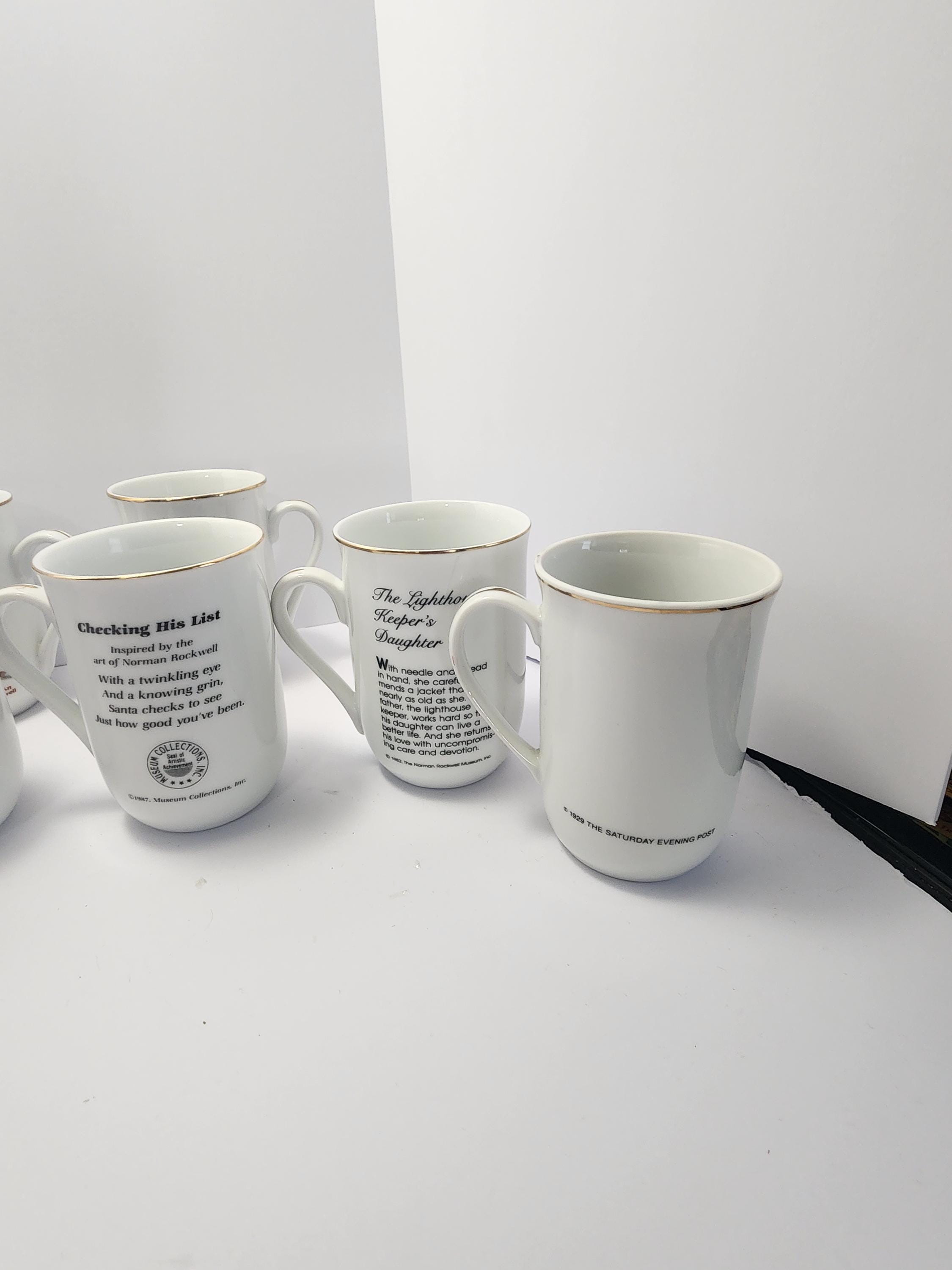 1990s Norman Rockwell Vintage Coffee Mugs - Mugs - Coffee Mugs - Mugs ...