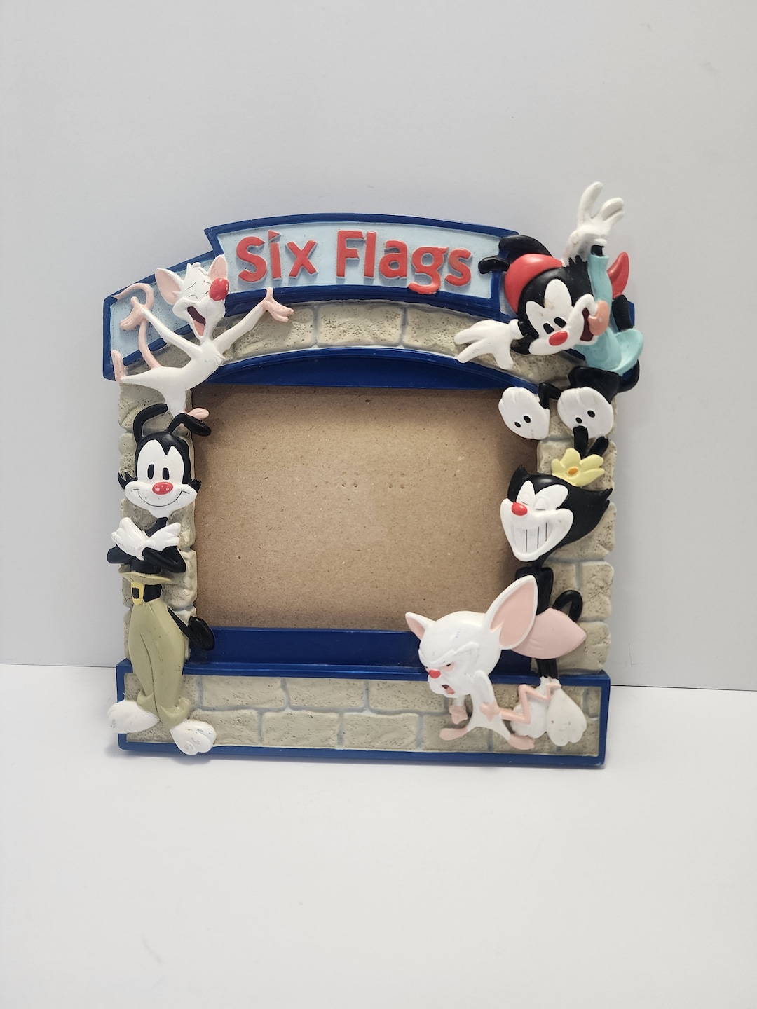 Six Flags Animaniacs Looney Tunes Photo Frame 1990s - Six Flags - Pinky ...