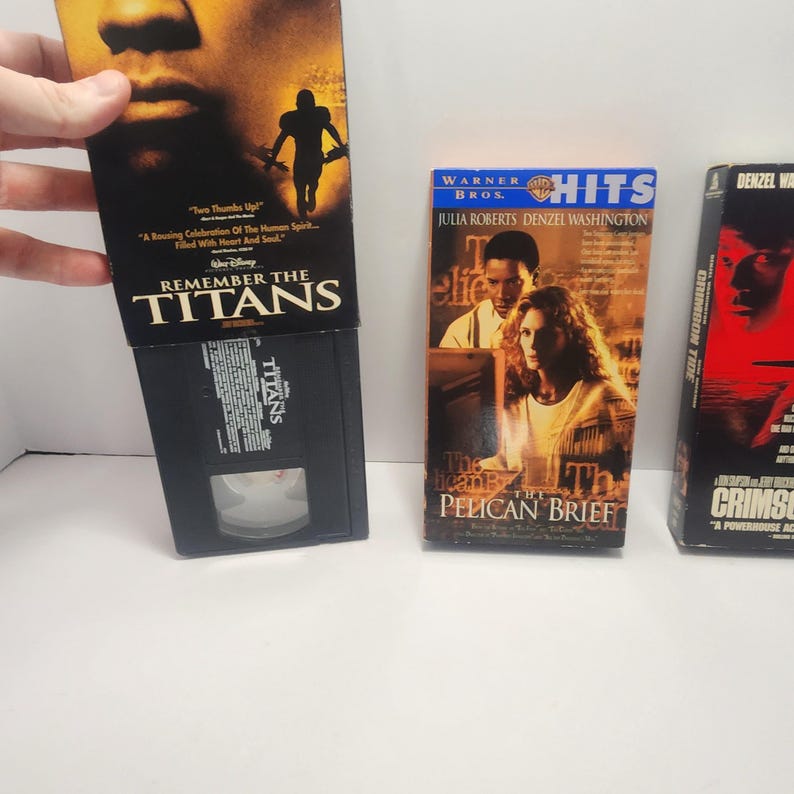 1990's Vintage Denzel Washington Vhs Tapes LOT of 3 - Denzel Washington ...