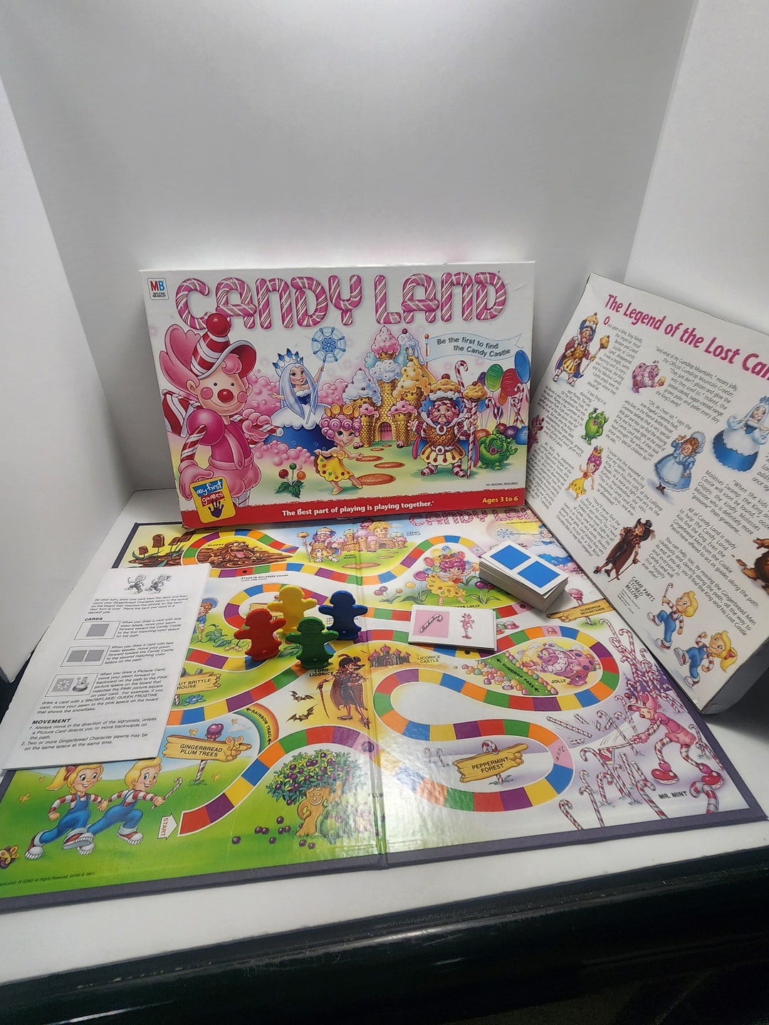 2001 Vintage Hasbro Candyland Board Game Family Game Night Vintage ...