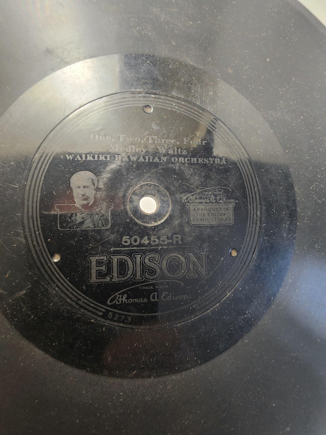 1960s Thomas Edison 1 2 3 4 Medley Waltz Vinyl Record - Thomss Edison ...