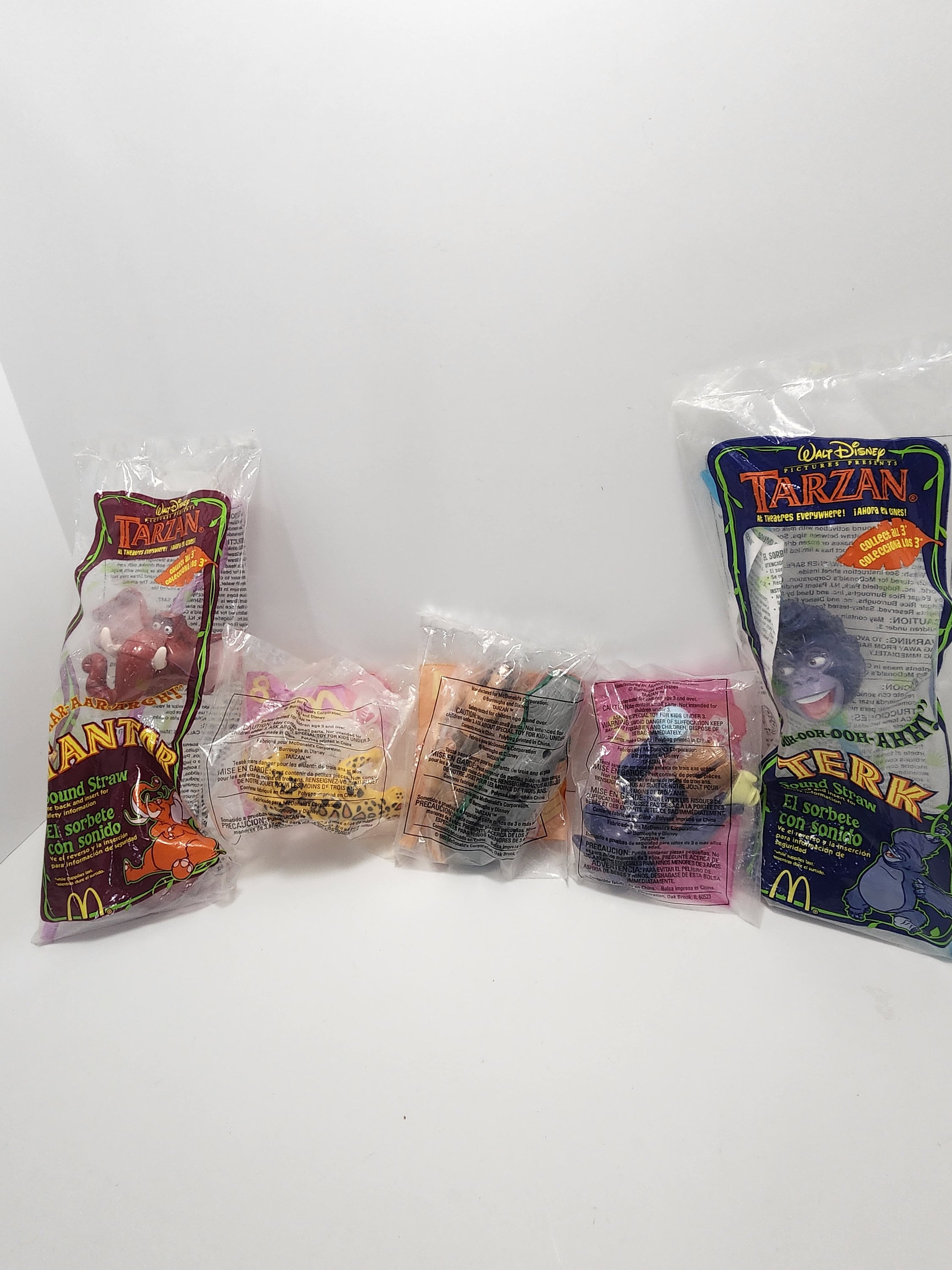 Tarzan Disney Mcdonald's Happy Meal Toys Happy Meal Toys - Etsy