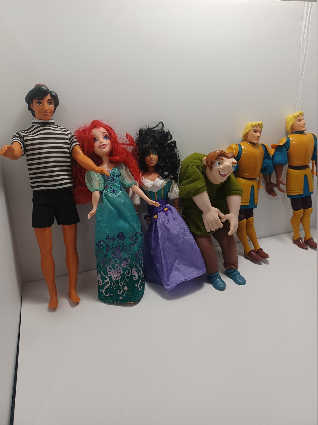 Rare Vintage 1990s Disney Characters Barbie Doll Figures - Disney Dolls ...