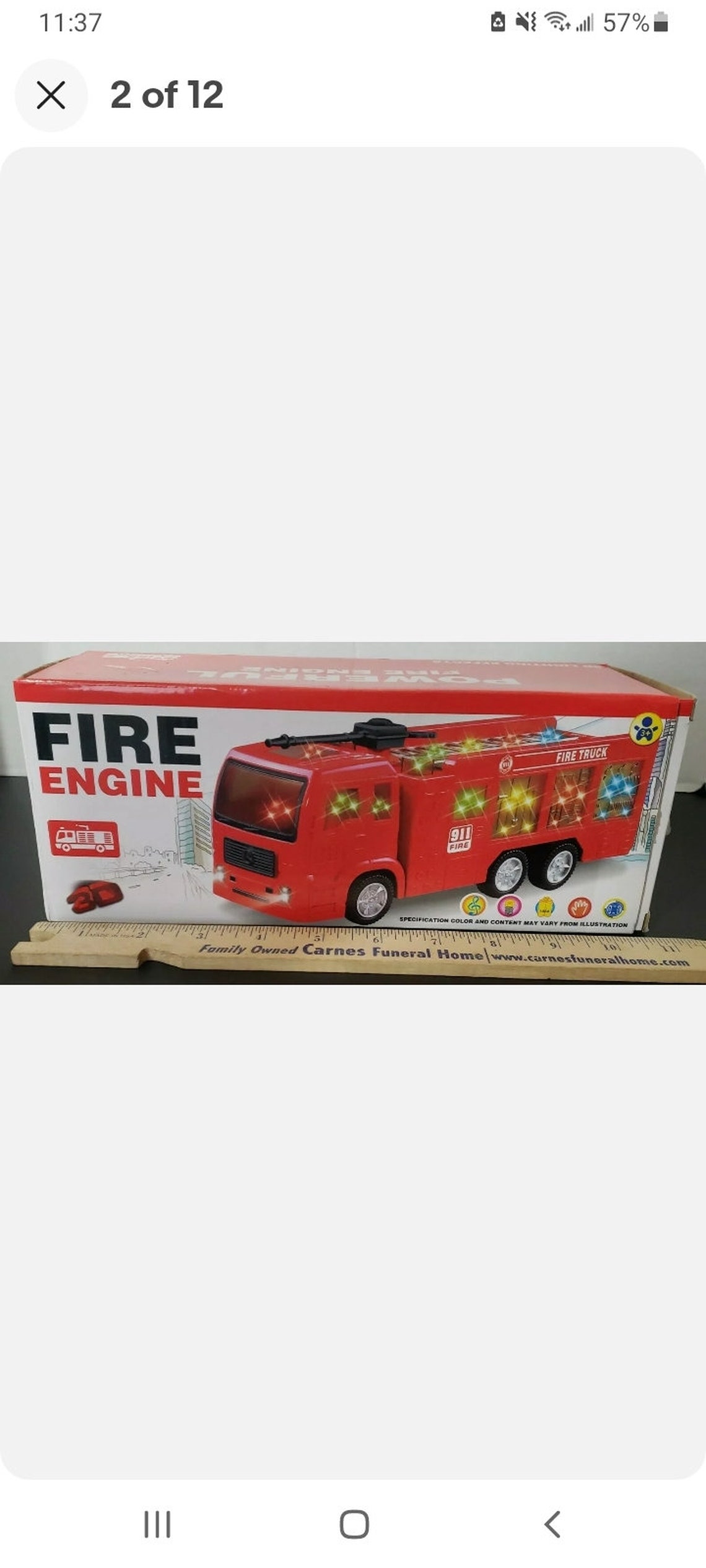 Wolvol Firetruck Fire Engine 3D Lighting Effects Sounds Lights - Etsy