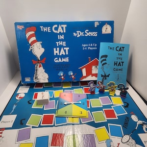 Dr Suess the Cat in the Hat Board Game 1996 - Vintage Games - Board ...