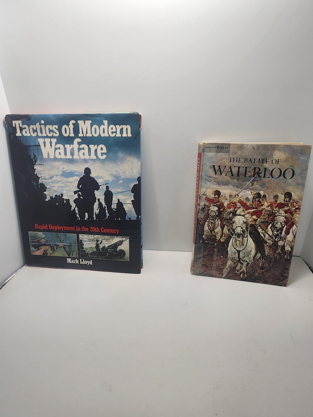 War Battles Vintage Books LOT of 2 - the Battle of Waterloo - Modern ...