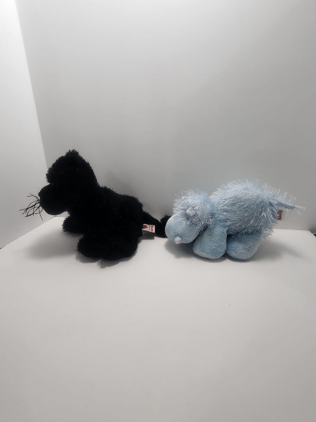 1980's Vintage Gantz RARE Stuffed Animals Plushies - Black Cat - Black ...