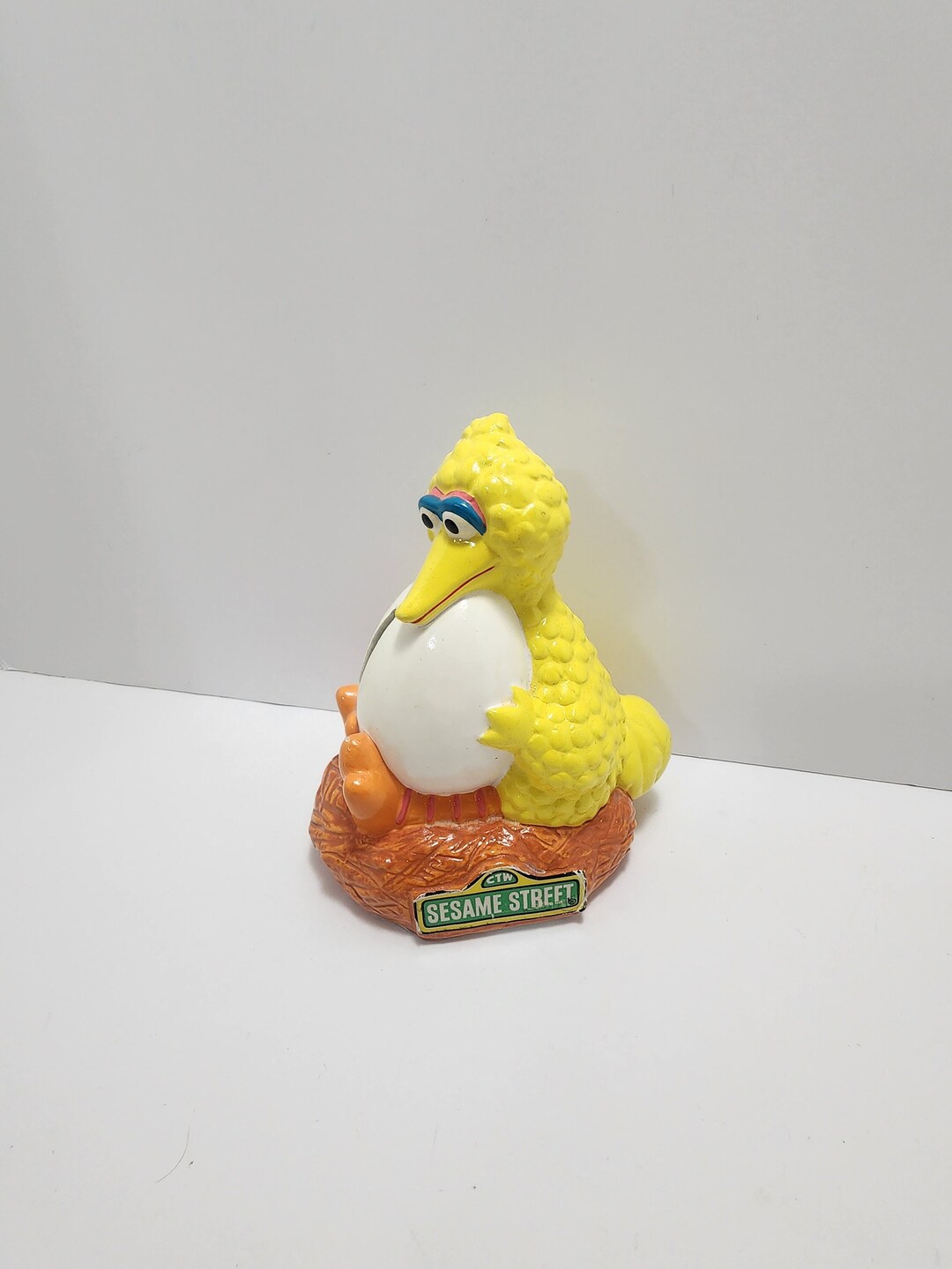 Big Bird Coin Bank With Stopper Big Bird Sesame Street Coin Bank Money ...