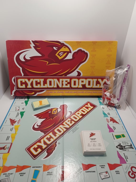 Iowa State Cyclones Monopoly Board Game NCAA Iowa State - Etsy