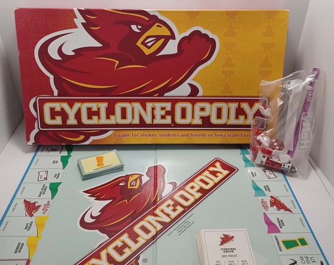 Iowa State Cyclones Monopoly Board Game - NCAA - Iowa State - Cyclones ...