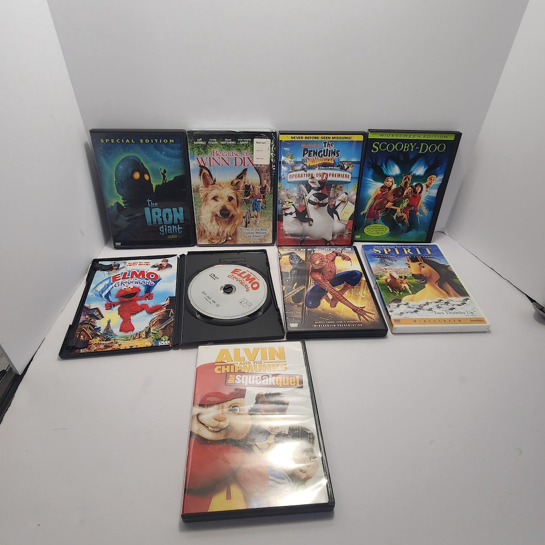Vintage 1990's to 2000's Kide Movies DVD LOT of 9 - Kids Movies - Dvds ...