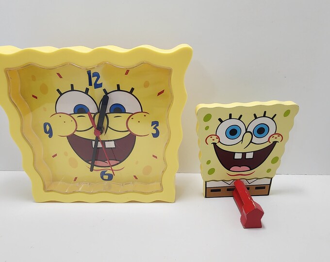 Viacom 2000s Spongebob Squarepants Wall Decor - Clocks - Wall Hangings ...