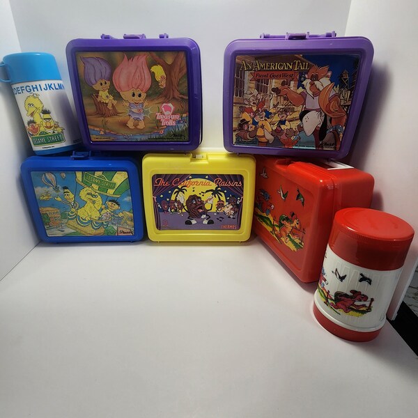 90s Lunch Box - Etsy