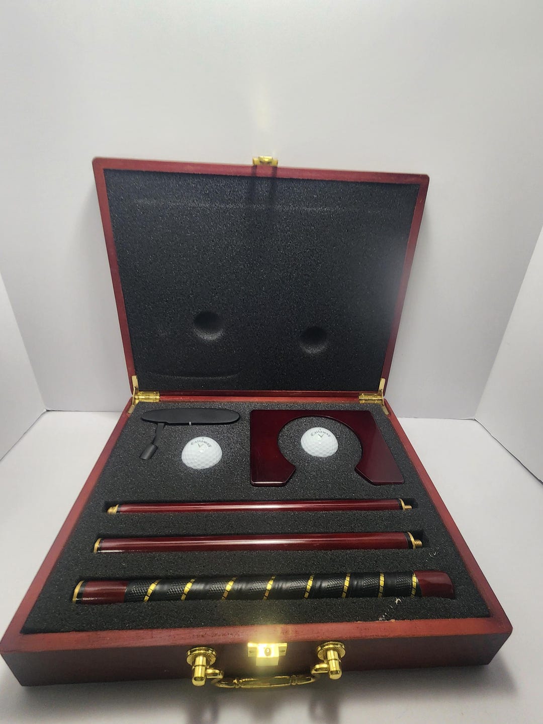 Executive Golf Putter Set With Carry Box and Callaway Golf Balls - Sun ...