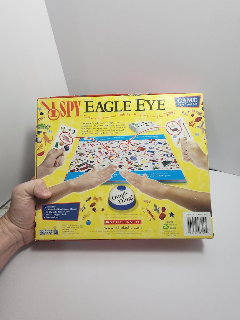 Eagle Eye I Spy Scholastic Board Game - Learning Games - School - Games ...
