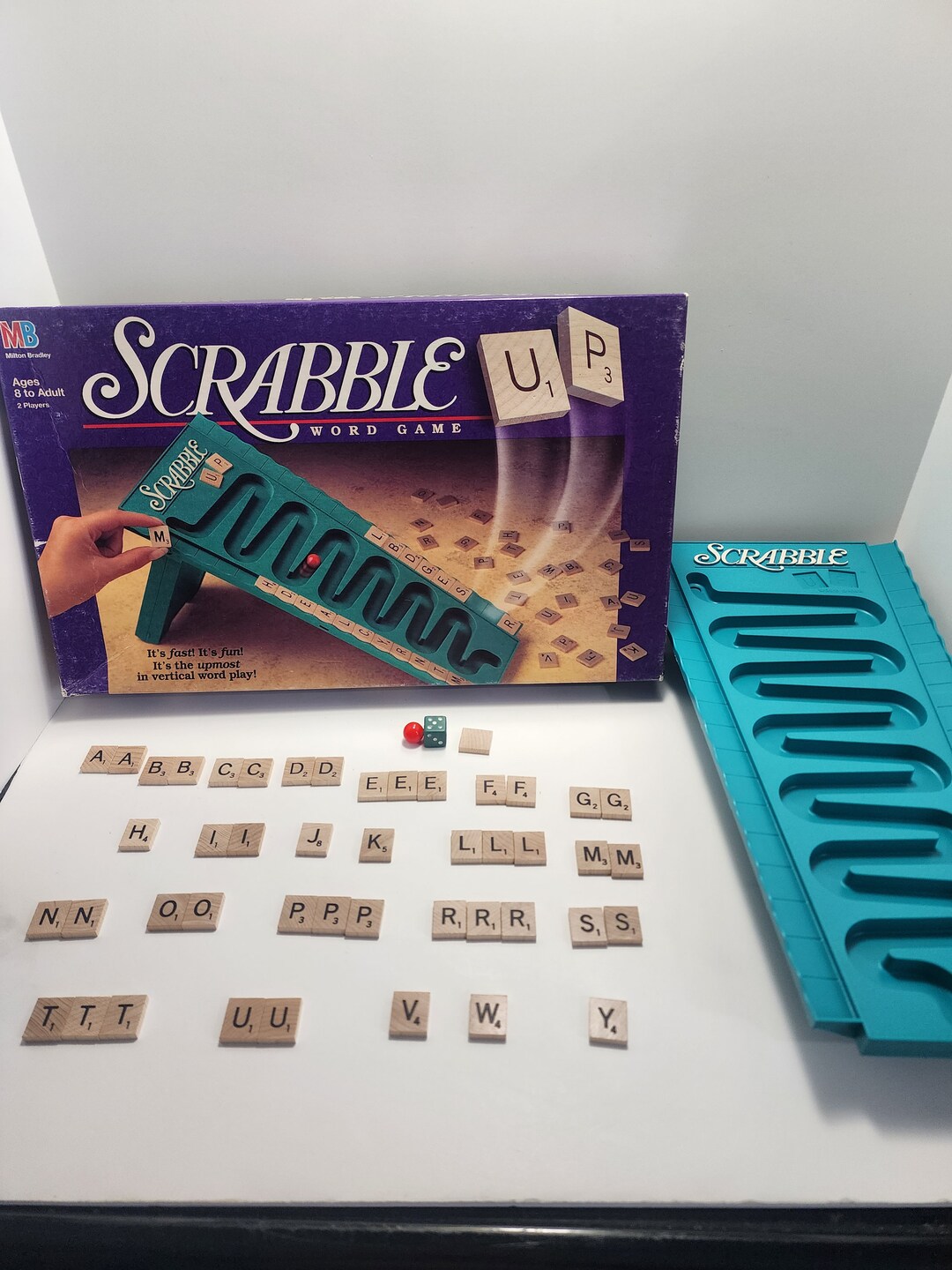 Scrabble up 1996 Vintage Board Game - Scrabble - Scrabble Tiles - Decor ...