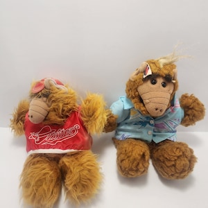 Alf 1988 Vintage Plush Hand Puppet Baseball Player and Rock Star - Alf ...