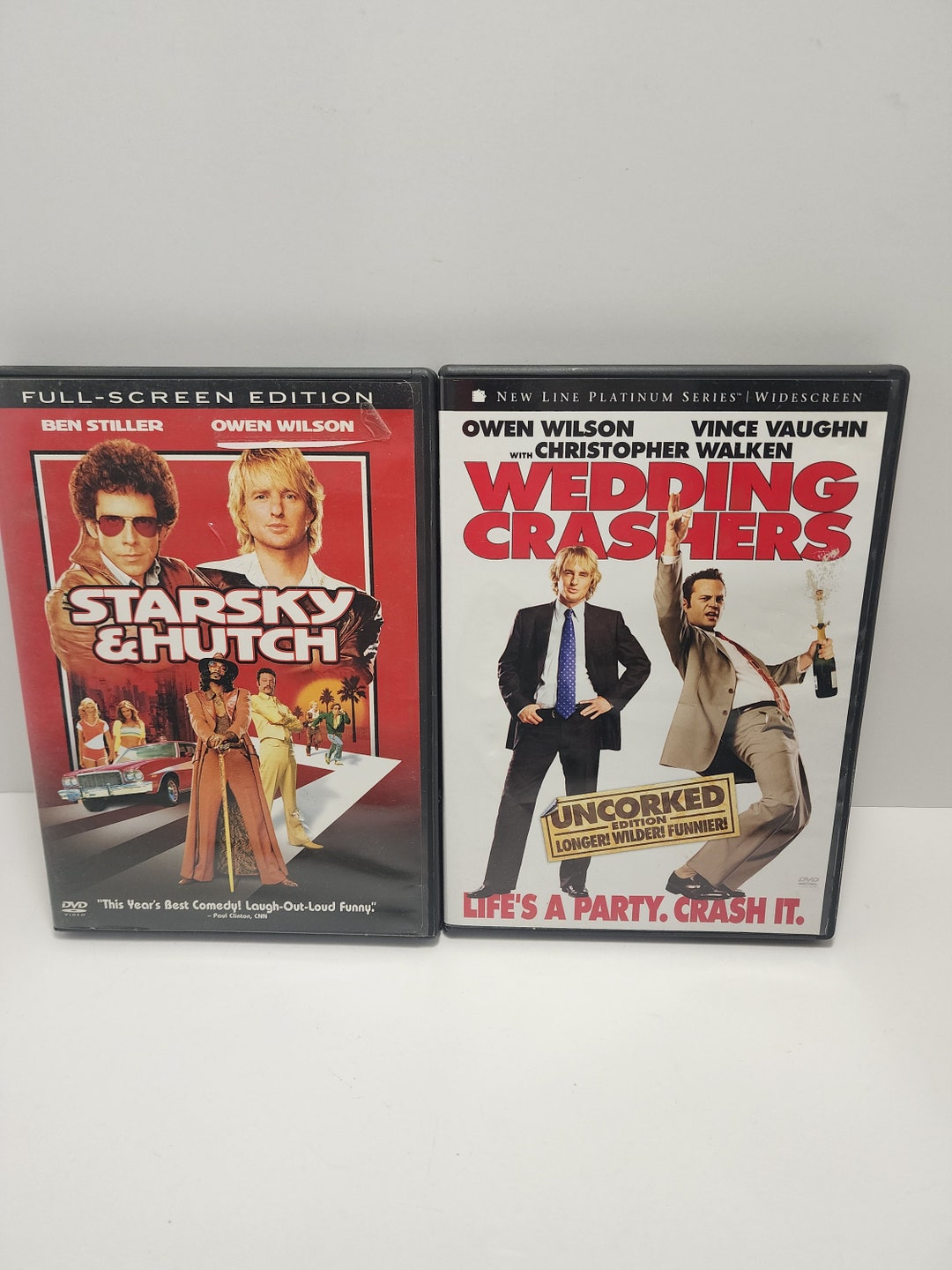 Owen Wilson Dvds Lot of 2 Wedding Crashers Starsky and Hutch - Owen ...
