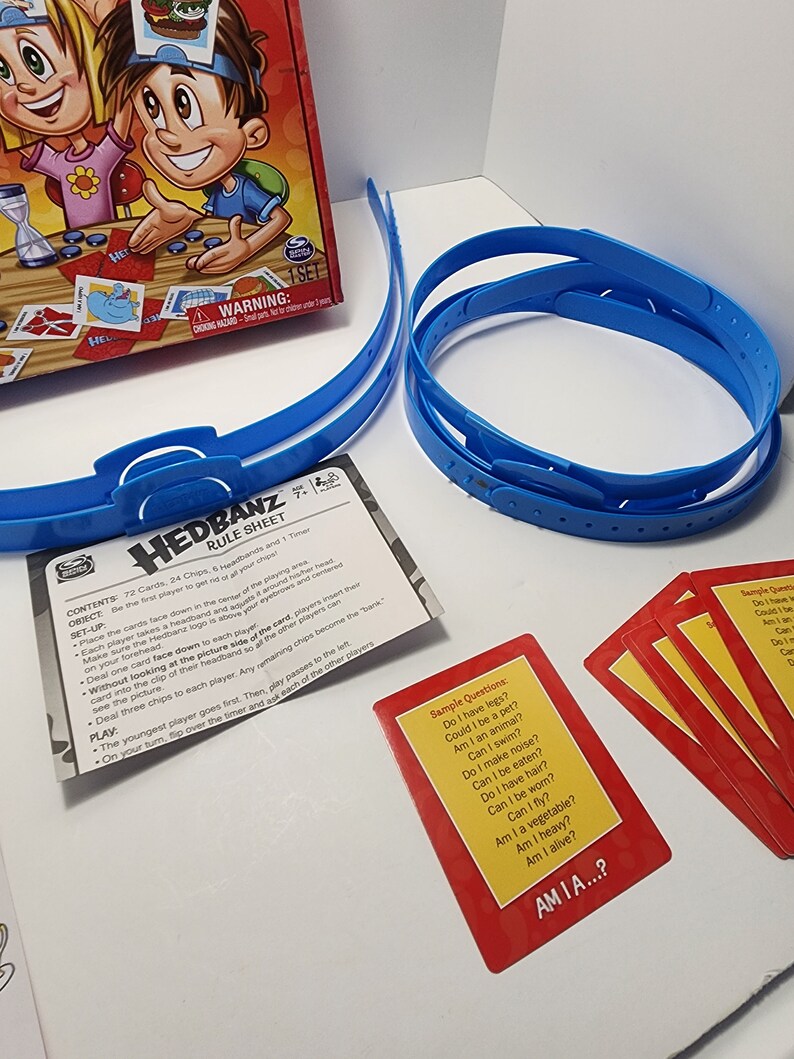 Headband Game by Spinmaster What Am I Board Games Family - Etsy