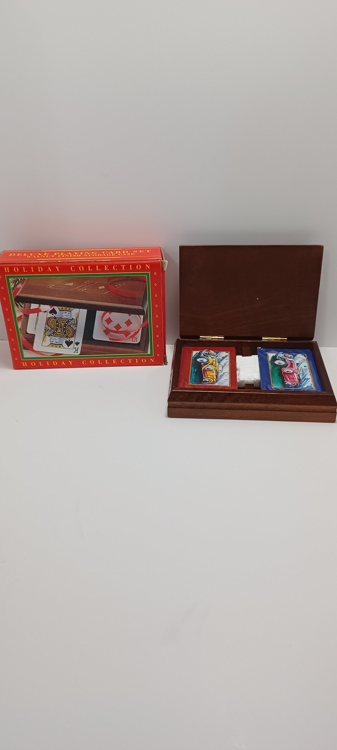 Playing Card Deck Sets Vintage Holiday and Car Deck Sets - Vintage Cars ...
