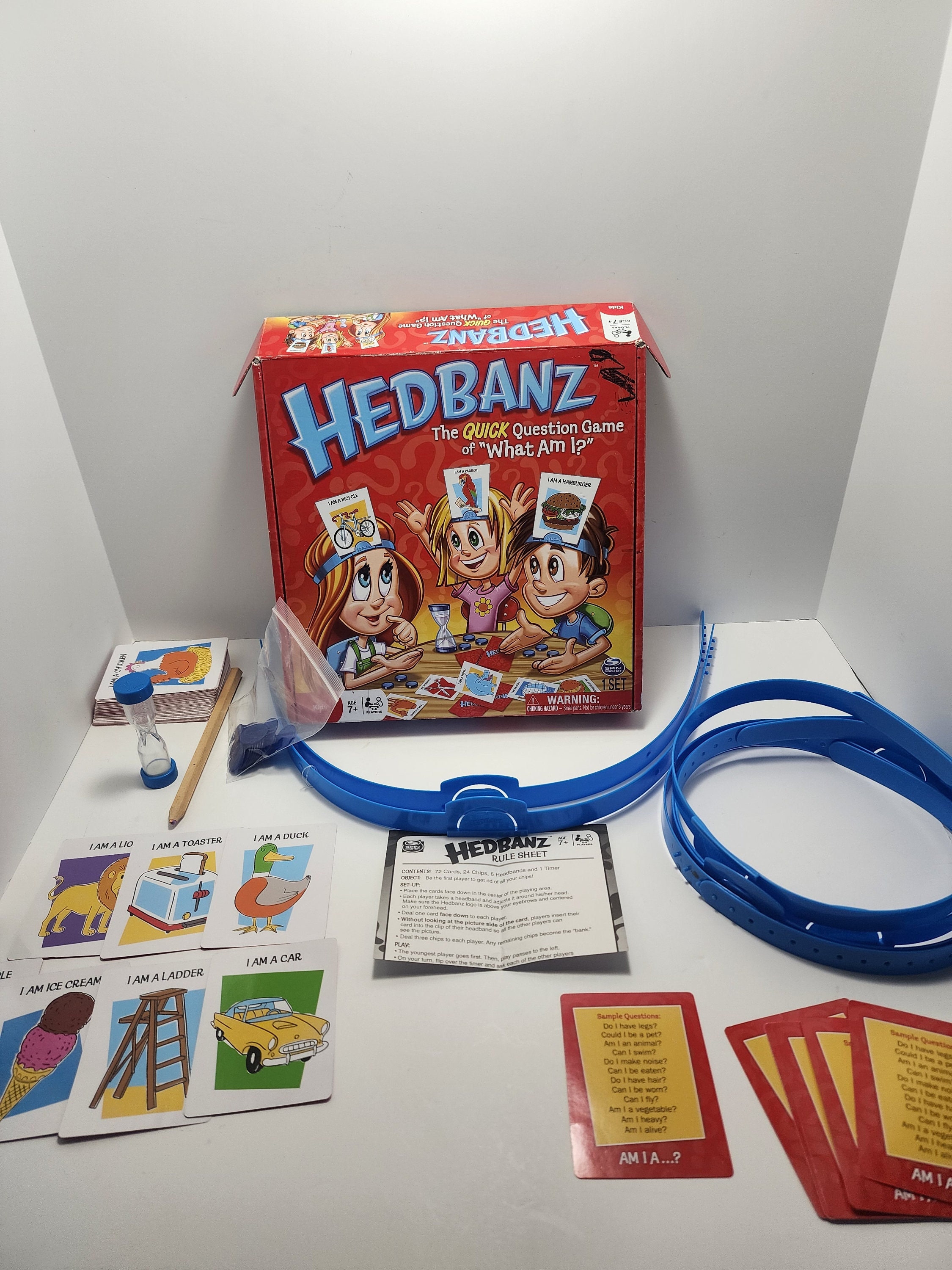 Headband Game by Spinmaster What Am I Board Games Family - Etsy
