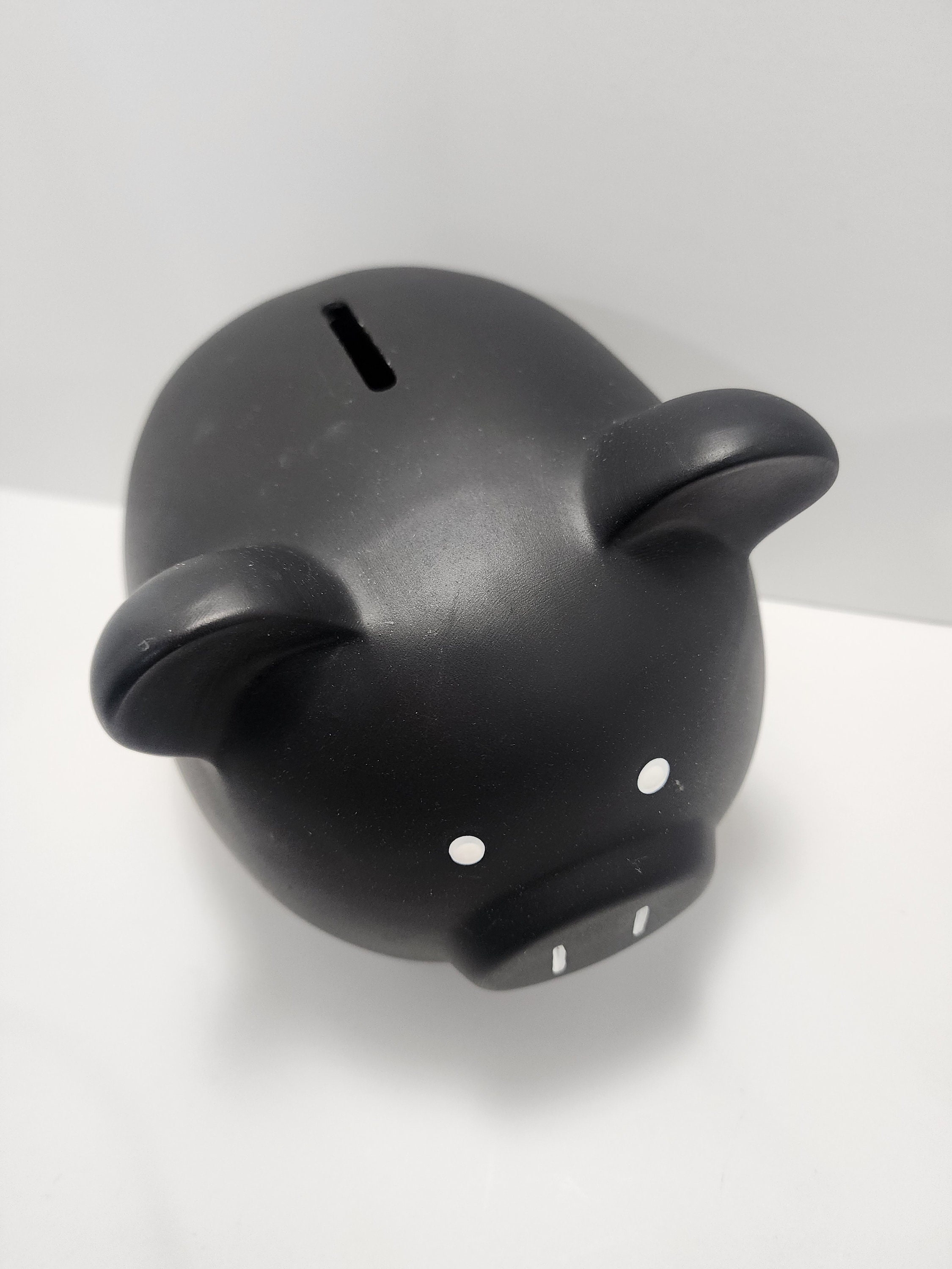 Piggy Bank Ceramic Black - Pig - Ceramic Pig - Piggy Bank - Banks ...