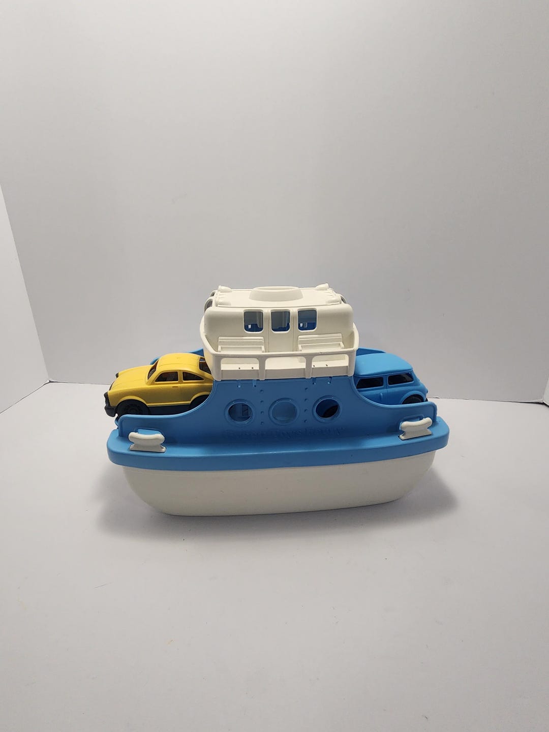 Green Toys Ferry Boat With Cars Toy Playset - Playset - Toy Cars ...