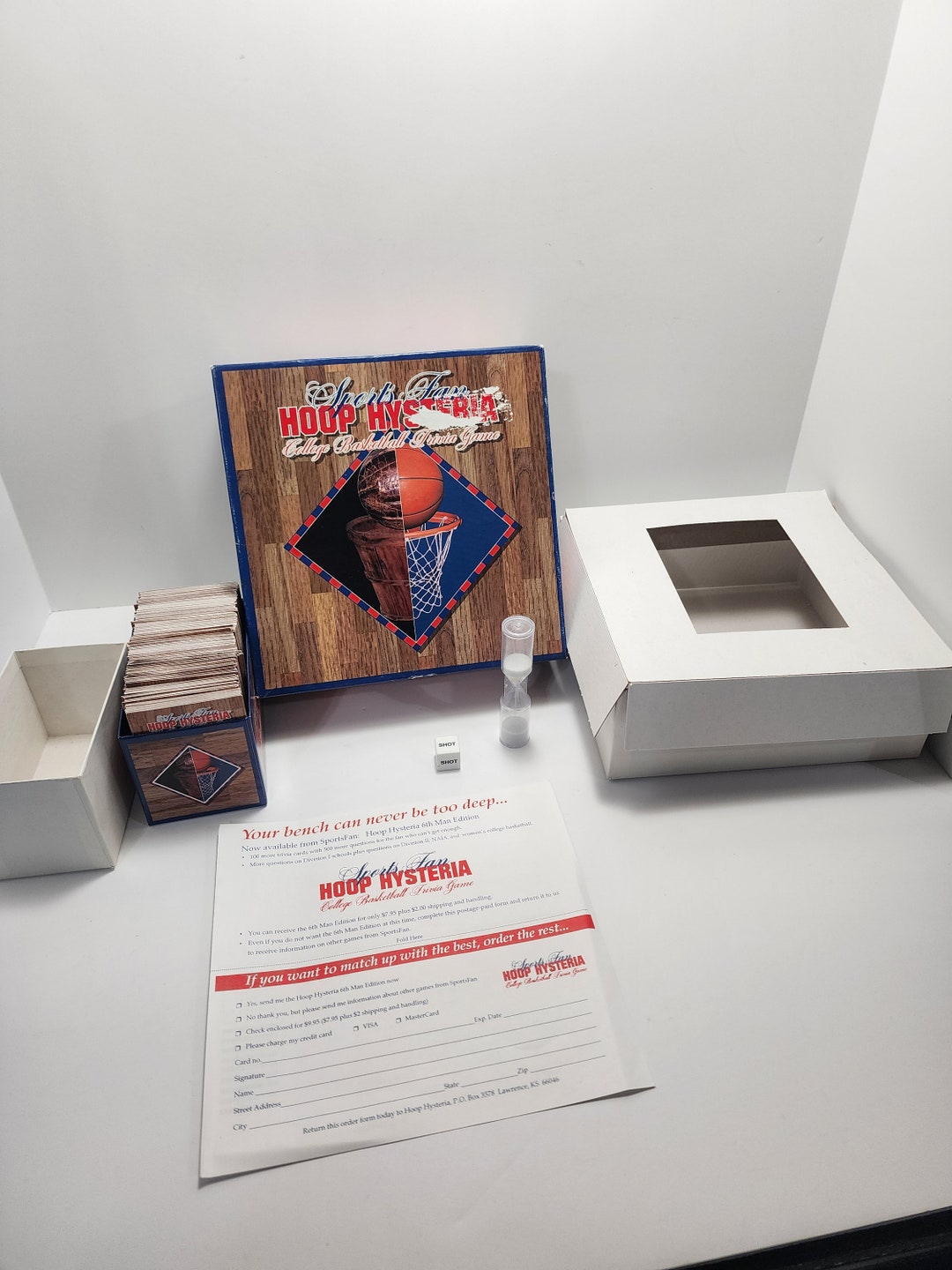 Sports Ncaa Basketball Hoops Hysteria Trivia Board Game - March Madness ...