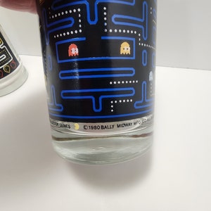 Pacman 1980s Bally Midway Collectable Glass - Glass - Arcade - Arcade ...