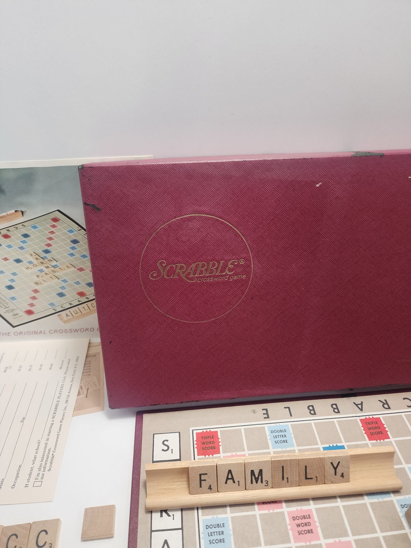 Scrabble Vintage Board Game Board Games Scrabble Vintage - Etsy