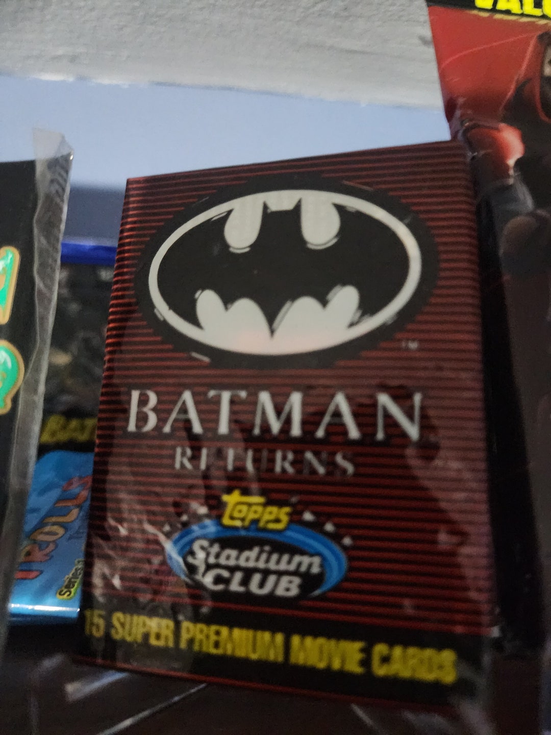 Batman Returns 1991 Vintage Trading Card Pack - Trading Cards - Cards ...