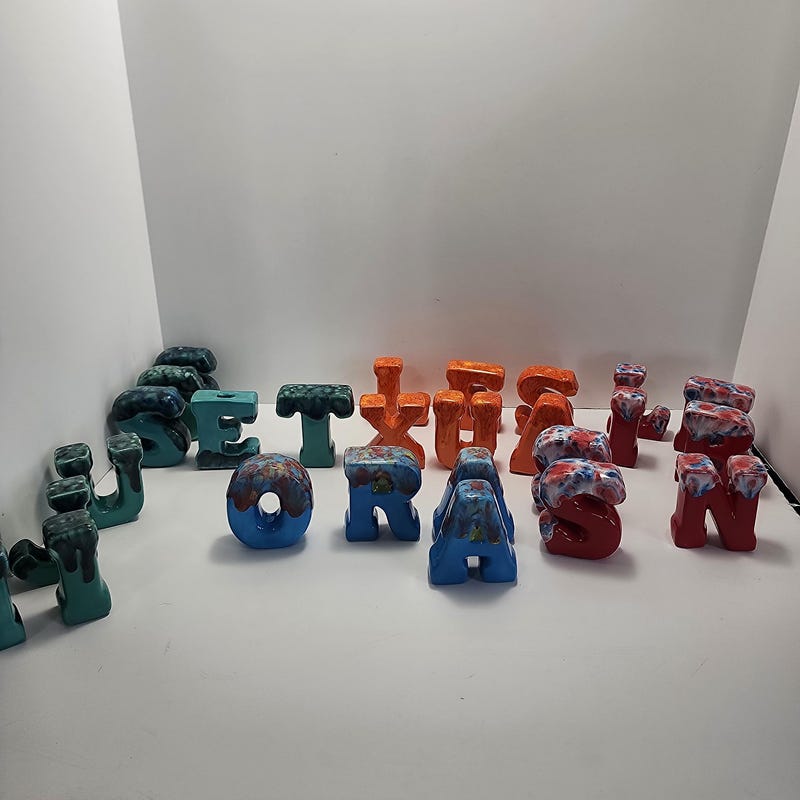 Ceramic Letters - Etsy