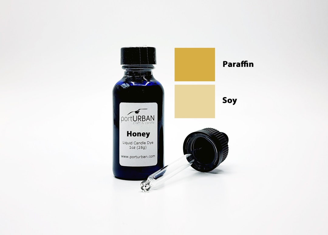 Honey - Liquid Candle Dye With Dropper, 1 or 2 Ounce Bottle, All Waxes ...