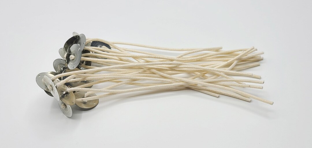 Buy One Get One Free (100 Pack)! Zinc Core Candle Wicks | 6" Pretabbed ...