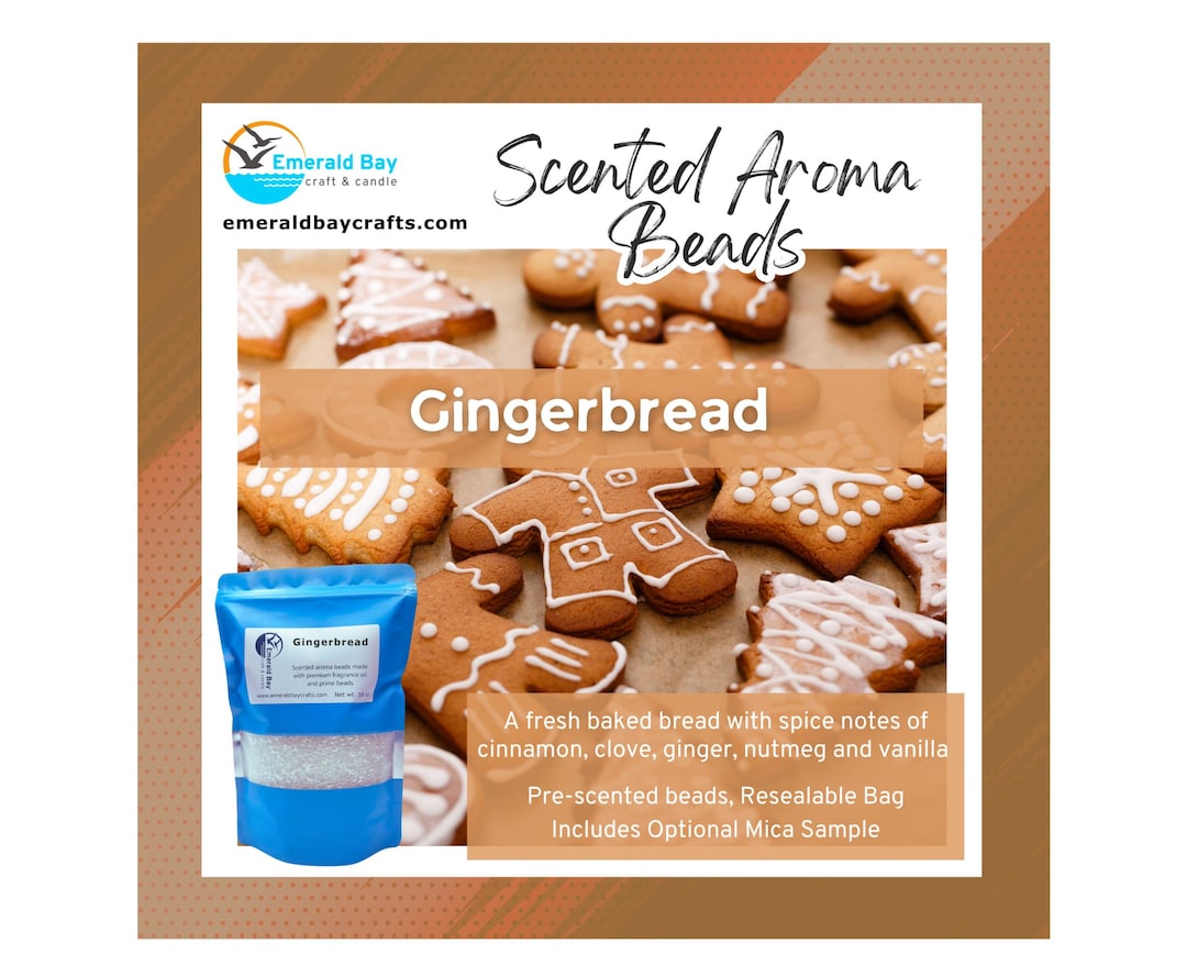 Gingerbread Scented Aroma Beads for Making Freshies or Use in Car, Home ...