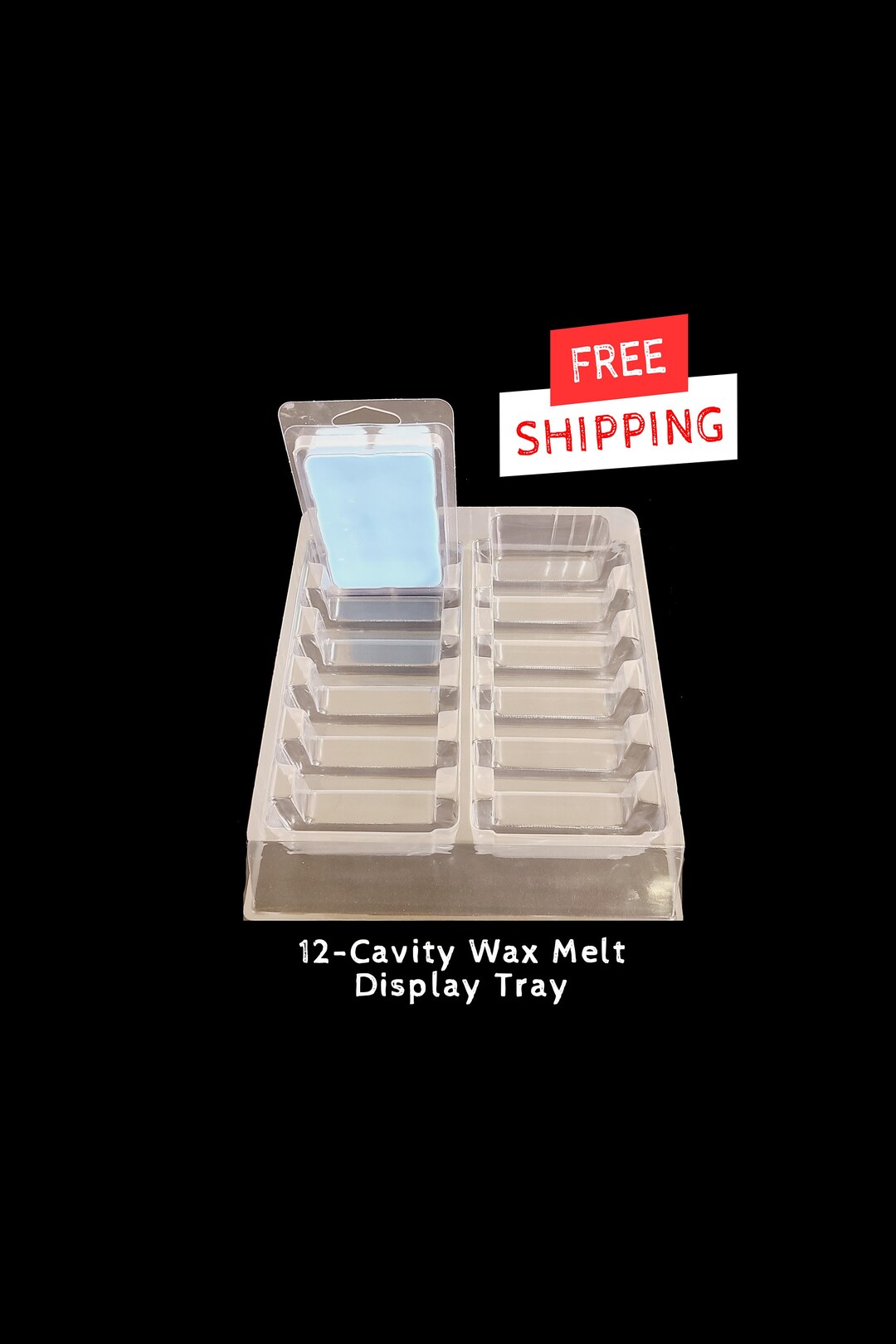 Wax Clamshell Display Tray, Holds 12 Pieces, Fits 2.5 Ounce Clamshells ...