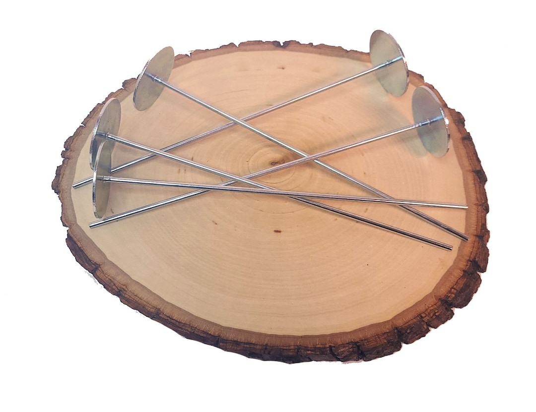 Wick Pins for Making Pillar Candle, 6.5 or 9.5 Inches, Easy to Use - Etsy